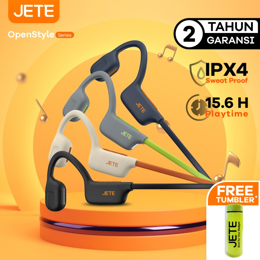 Jual Headset Bluetooth Jete Open Style IPX4 - Garansi Resmi 2 Tahun ...