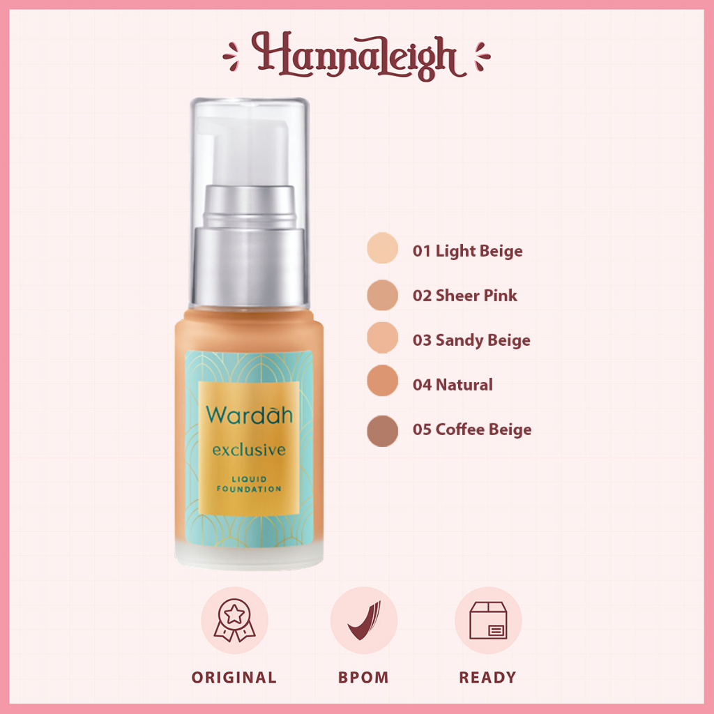 Jual Wardah Exclusive Liquid Foundation | Shopee Indonesia