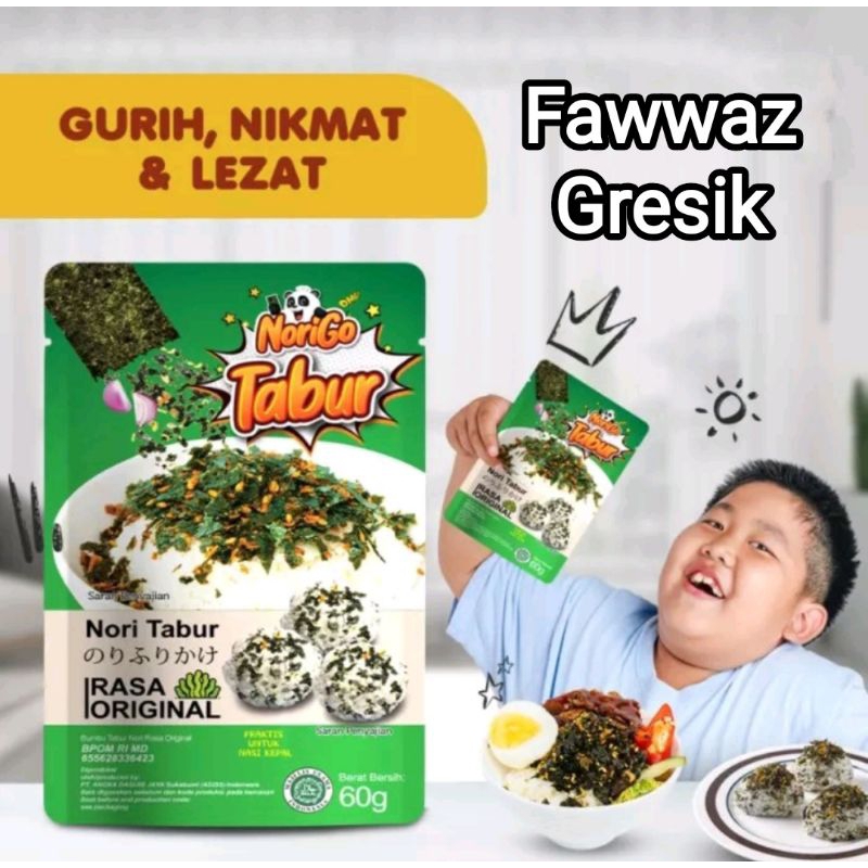 Jual Nori Tabur Rumput Laut Panggang 60gr Halal / Nori Tabur Rumput ...