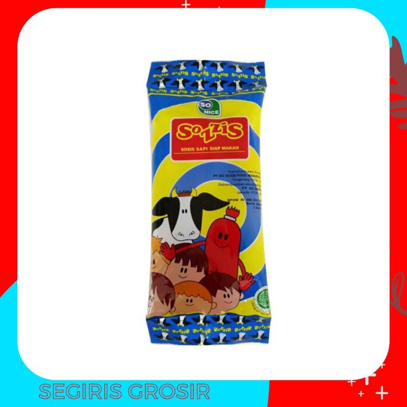 Jual SO NICE Sozzis sosis siap makan 75gr isi 3 pcs | Shopee Indonesia