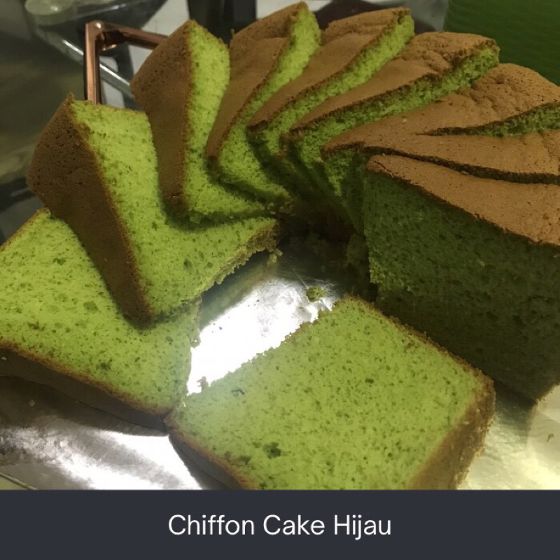 Jual Kue Bolu Chiffon Cake Pandan Sifon Hijau Daun Suji | Shopee Indonesia