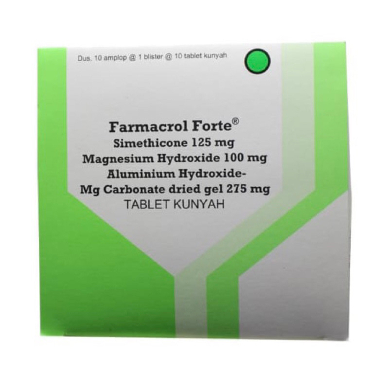 Jual Farmacrol forte tablet strip 10 tablet ( obat maag asam lambung ...