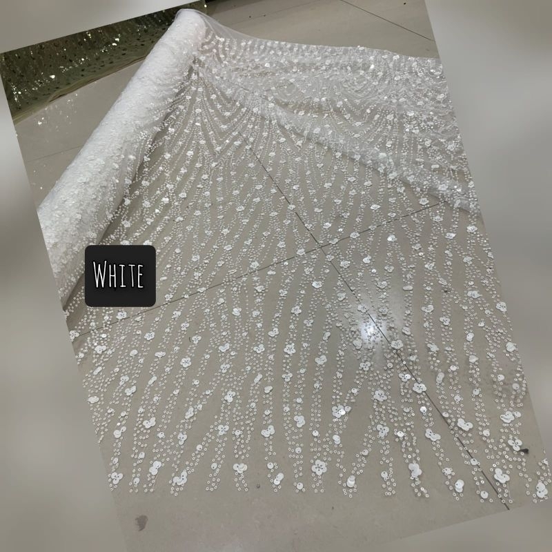 Jual Tile payet seqwin / tile payet / tile payet / kain tile/ kain gaun ...