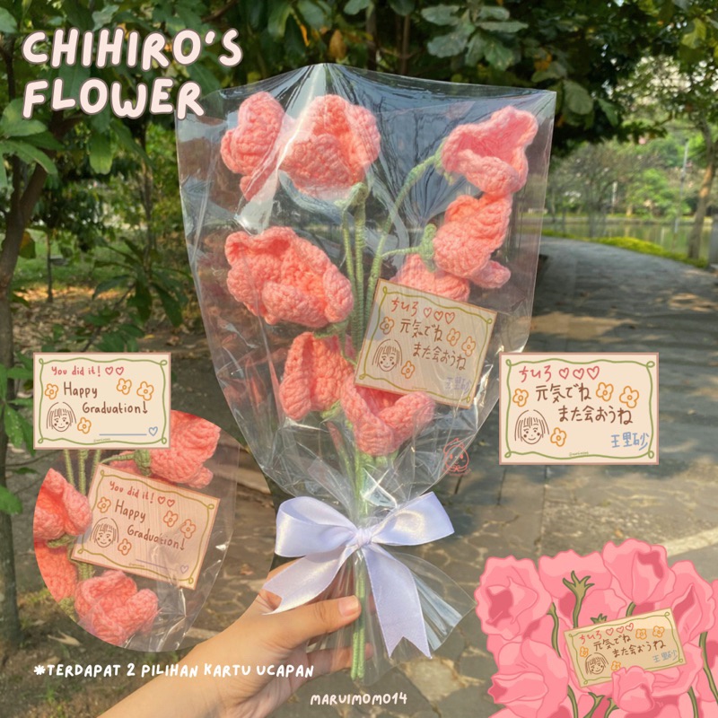 Jual [PO Maruimomo14] Chihiro’s Flower Crochet | Sweat Pea Flower ...