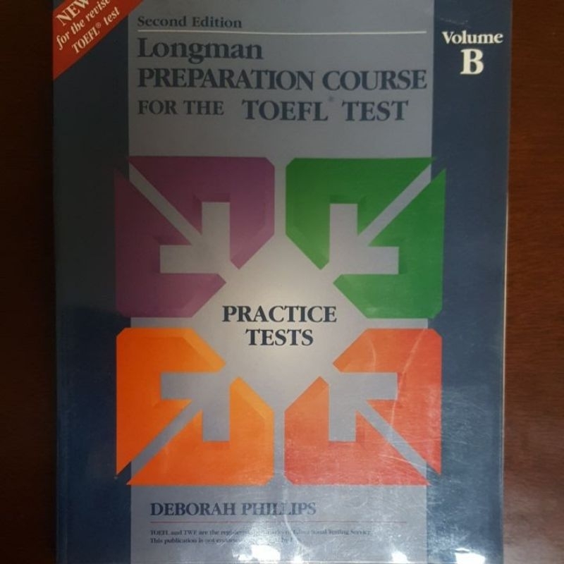 Jual Buku Vol.B Longman Preparation Course For The Toefl Practice Tests ...