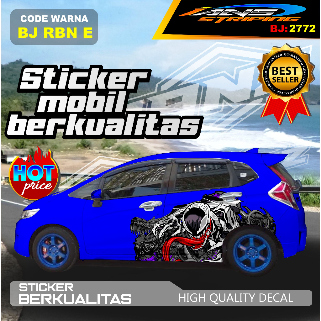 Jual DECAL SEMUA JENIS MOBIL BISA PAKAI DESAIN-STIKER DECAL SISI MOBIL ...