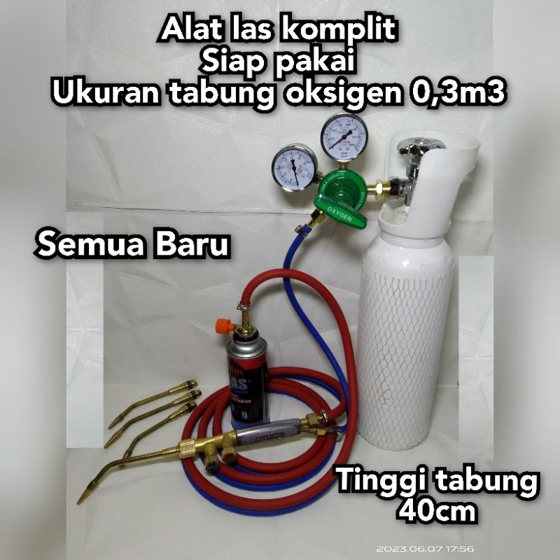 Jual Paket Alat las oksigen 0,3m3/0,5m3/1m3 menggunakan api gastorch ...