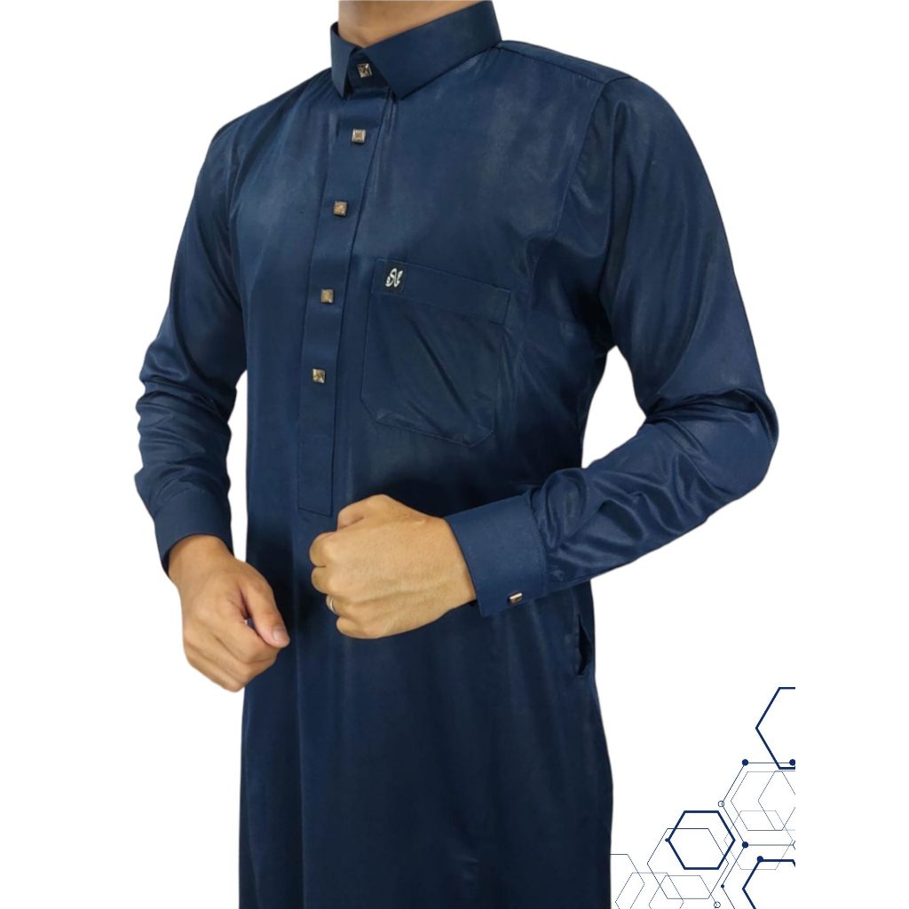 Jual Jubah Arab Remaja Kerah, Jubah Modern, Jubah Kekinian, Jubah ...
