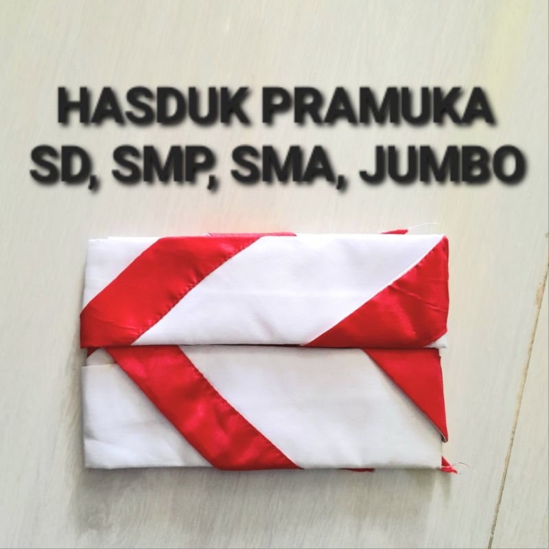 Jual Hasduk Pramuka Merah Putih SD SMP SMA Jumbo | Shopee Indonesia
