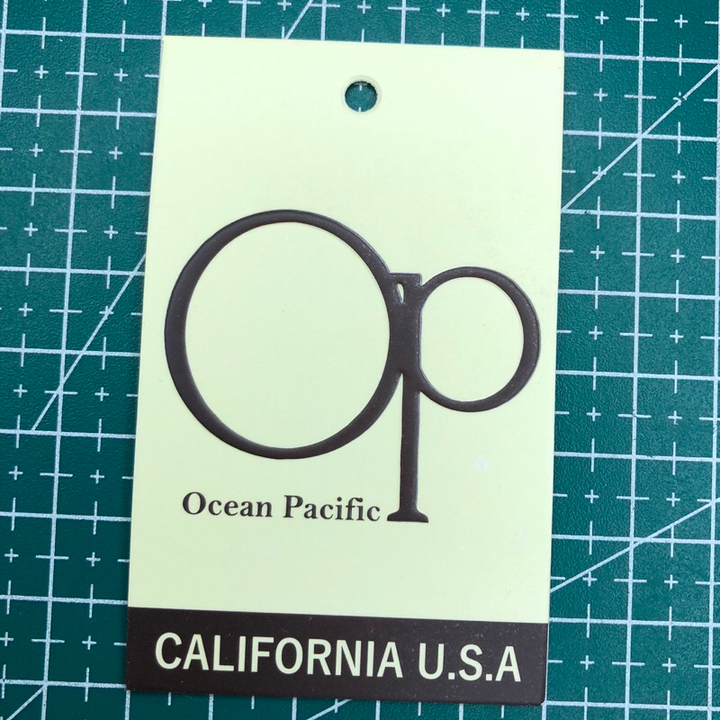 Jual OP OCEAN PACIFIC TAG PRINT ONE FACE SUPER PREMIUM CO 1X DI KIRIM ...
