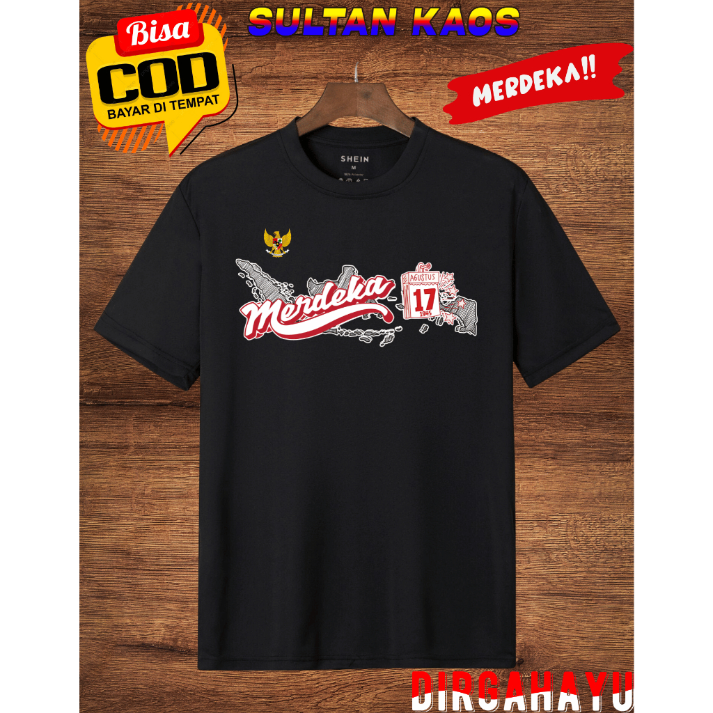 Jual -MERDEKA INDONESIA Sultankaos89 Kaos Kemerdekaan Hut RI - Baju Garuda Pancasila - Atasan ...
