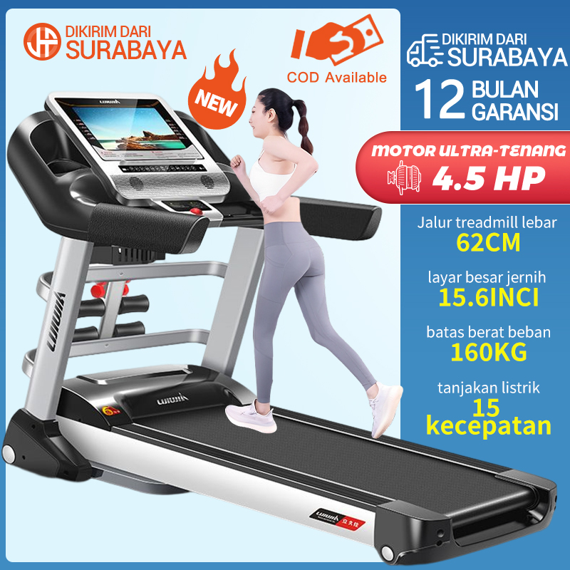 Jual Sport Treadmill Elektrik Alat Olaharaga Fitness Latihan Gym ...