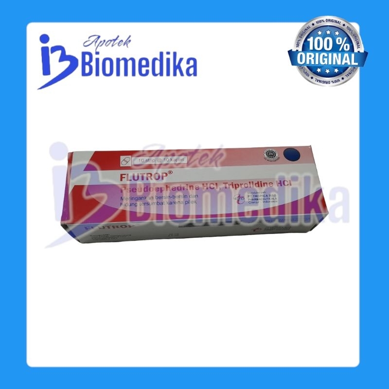Jual FLUTROP TABLET PERBOK ISI 10 STRIP | Shopee Indonesia