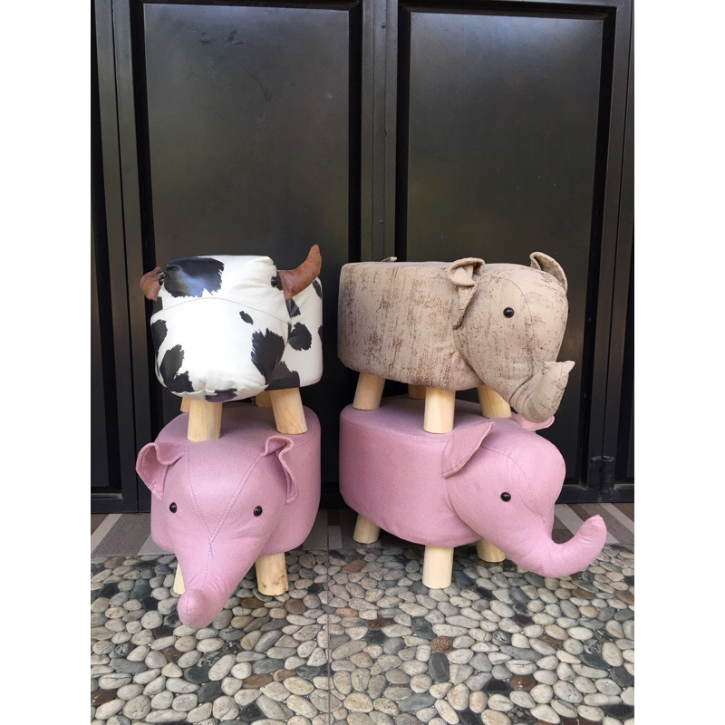 Jual Sofa anak | Stool Kursi Bulat Karakter Hewan | Bangku Anak ...