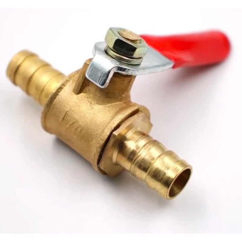 Jual Kran Angin Kompresor Kuningan 1/4Inch Stop Keran Kompresor kran bensin motor | Shopee Indonesia