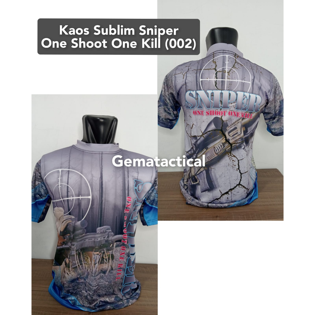 Jual Kaos Jersey Pendek Sublim Tactical / Kaos Jersey Brimob Sniper Aka ...