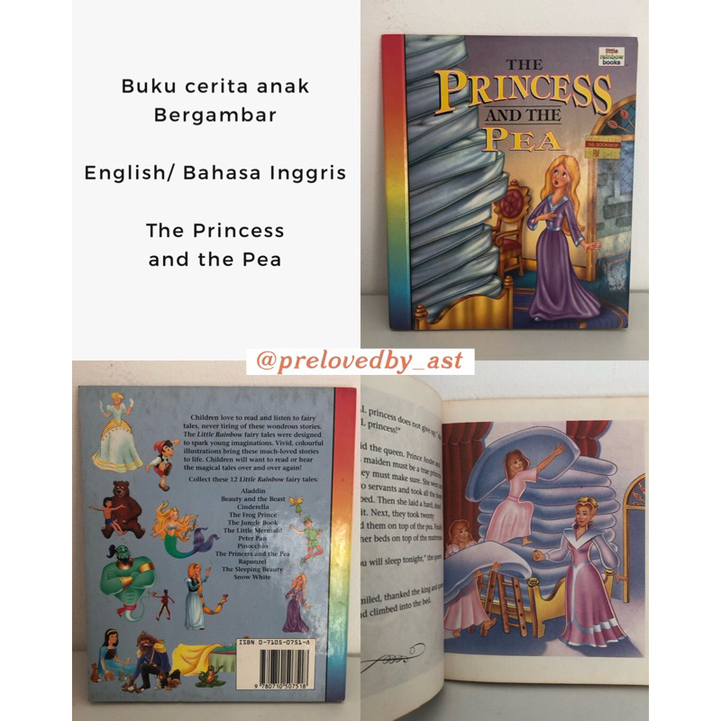 Jual PRINCESS & THE PEA - Buku Cerita Anak Bergambar - English/ Bahasa ...