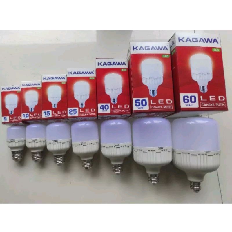 Jual KAGAWA ECO Lampu LED Bulb Capsule Kapsul Tabung Jumbo 5W 10W 15W ...