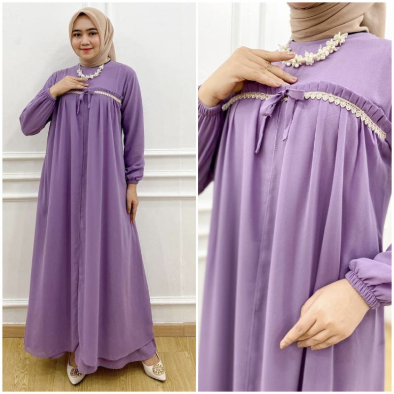 Jual Gamis Outer Renda Premium Ukuran Kecil Standar Besar Jumbo ...