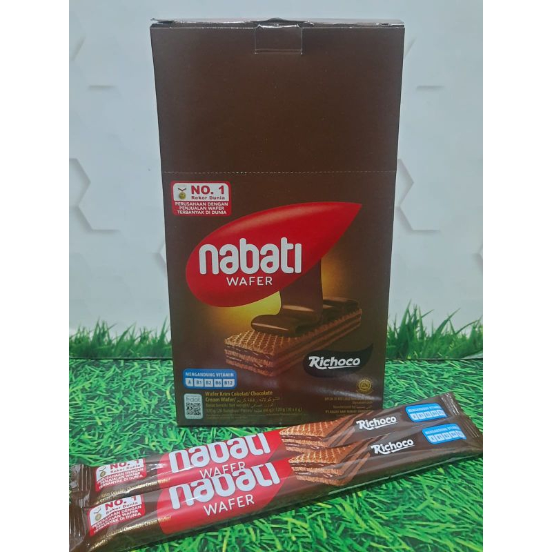 Jual Nabati wafer box isi 20 pcs cokelat dan keju | Shopee Indonesia