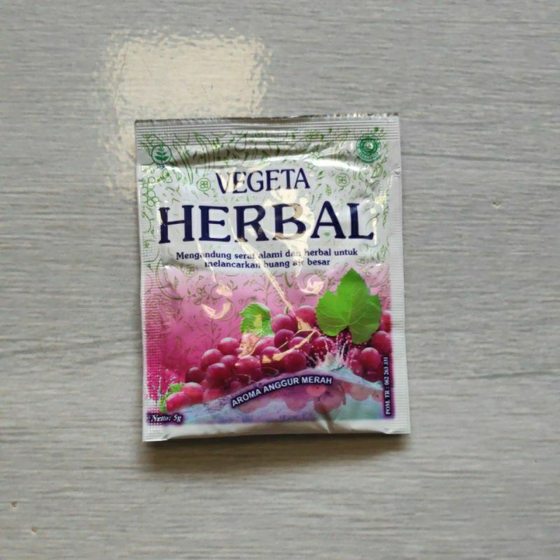 Jual Melancarkan BAB 1 Saset Vegeta Herbal 1 Sachet Buang Air Besar ...