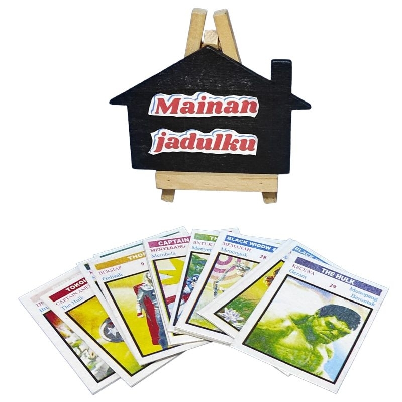 Jual Mainan jadul kartu kwartet mini jadul 90an | Shopee Indonesia