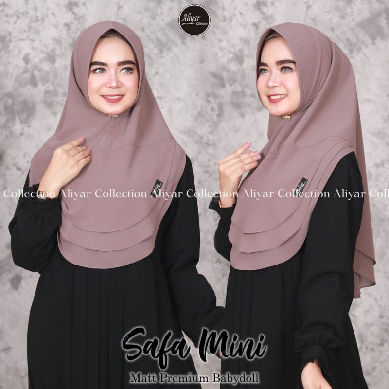 Jual Khimar safa mini/original Aliyar by Awliya/kerudung instan/hijab ...