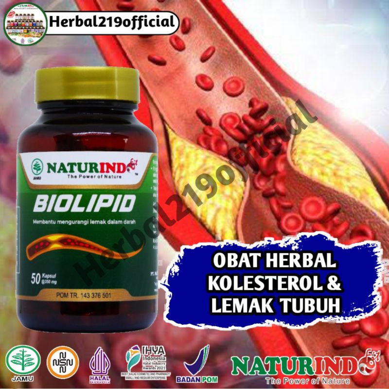 Jual BIOLIPID Kapsul Obat Kolesterol dan Lemak Tubuh 50 pcs | Shopee ...