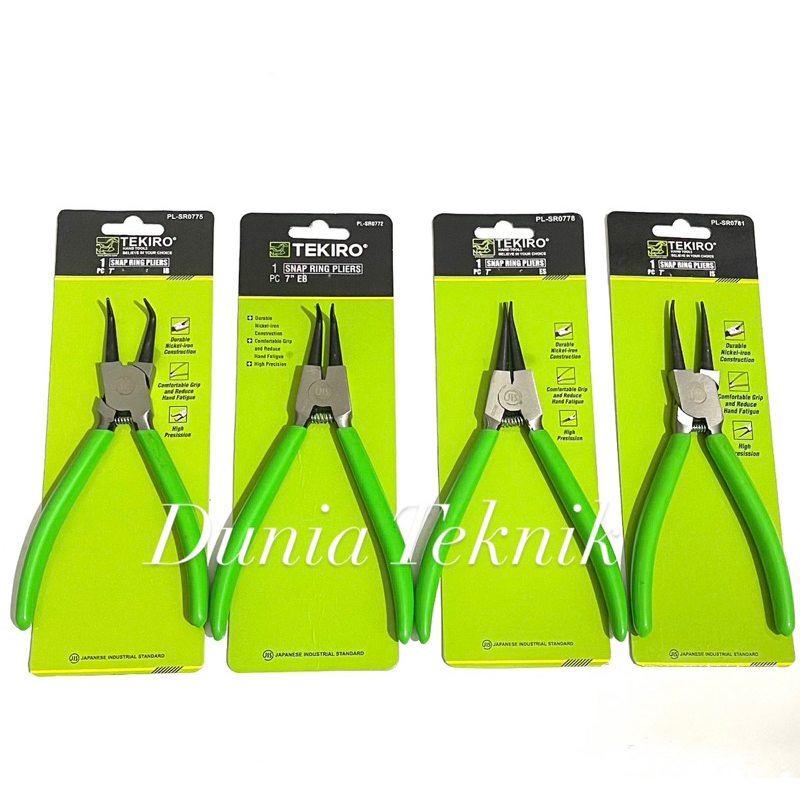 Jual TEKIRO Tang Snap Ring Set 4 pcs 7” Snap Ring Pliers Set Tutup ...