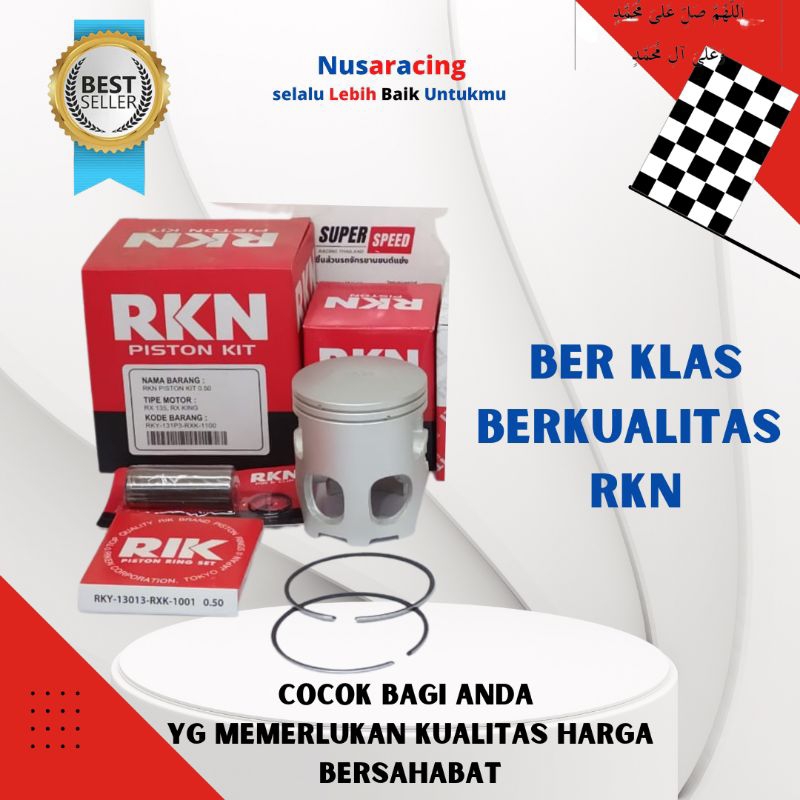 Jual PISTON KIT RX KING RX K SIZE STD 50 100 150 200 250 300 RKN JAPAN ...
