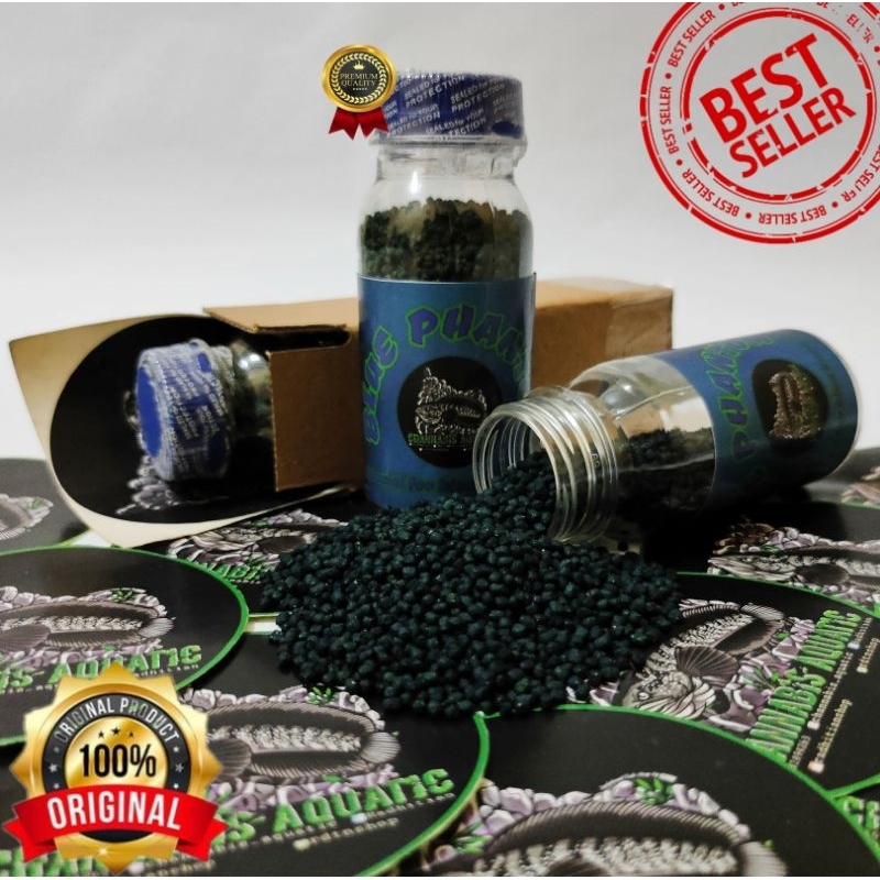 Jual Pakan Pelet Blue Phantom Ikan Hias dan Predator Channa Basic Biru ...