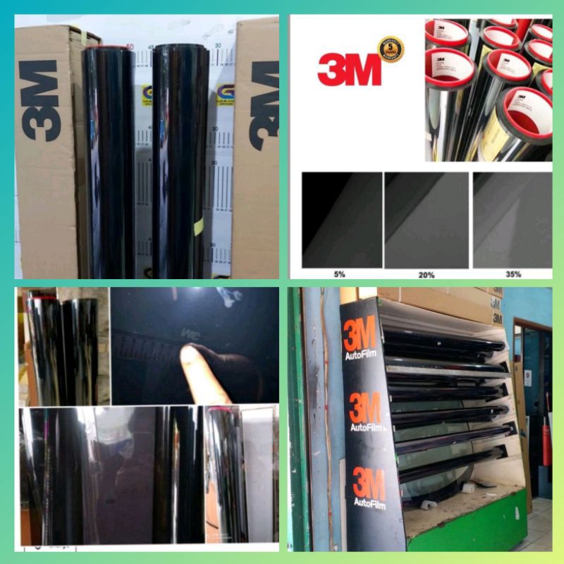 Jual KACA FILM 3M AUTO BC ( BLACK CROME) - SILVER 40% 60% DAN 80% ...