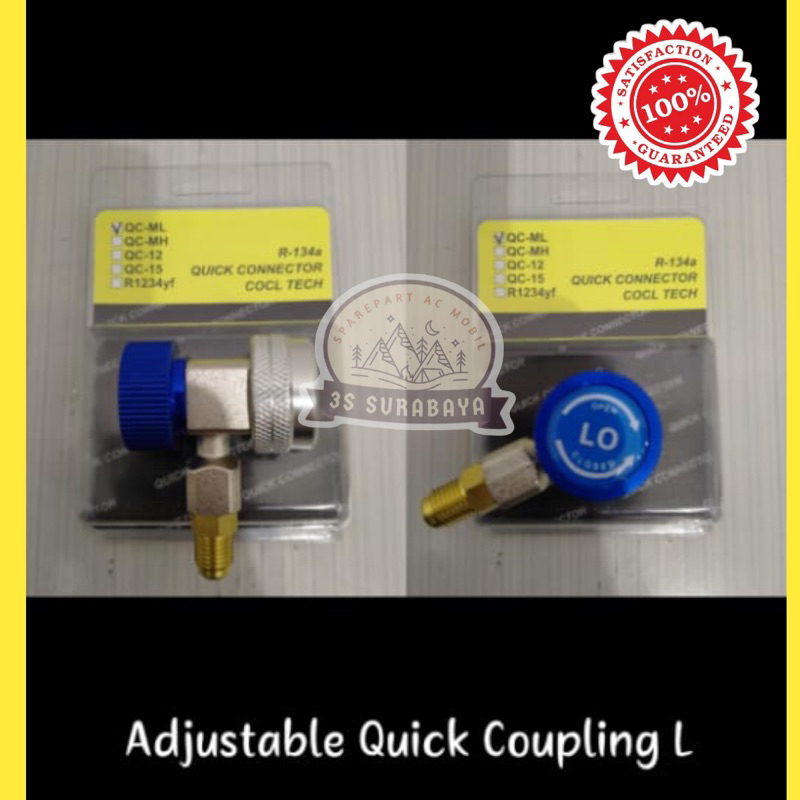 Jual Quick Coupler Qc Ac Mobil Universal Warna Biru Low | Shopee Indonesia