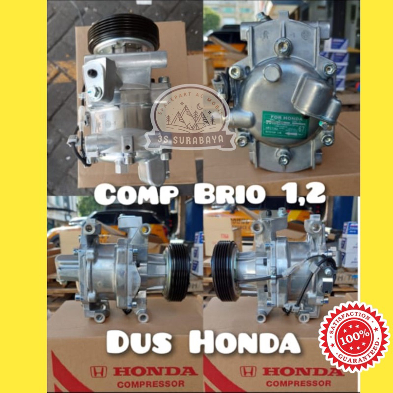 Jual Kompresor Brio 1200 CC Honda Ac Mobil | Shopee Indonesia