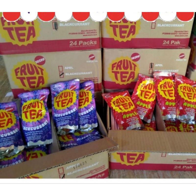 Jual Fruit Tea 200 ml Apel / Blackcurrant/stowbery/ freez ( RASA NOTE ...