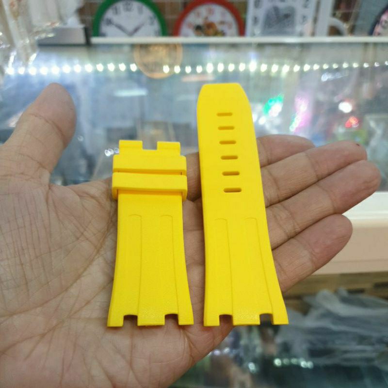 Jual STRAP AP 725A Strap Tali Karet kulit asli 1000% Jam Audemars ...
