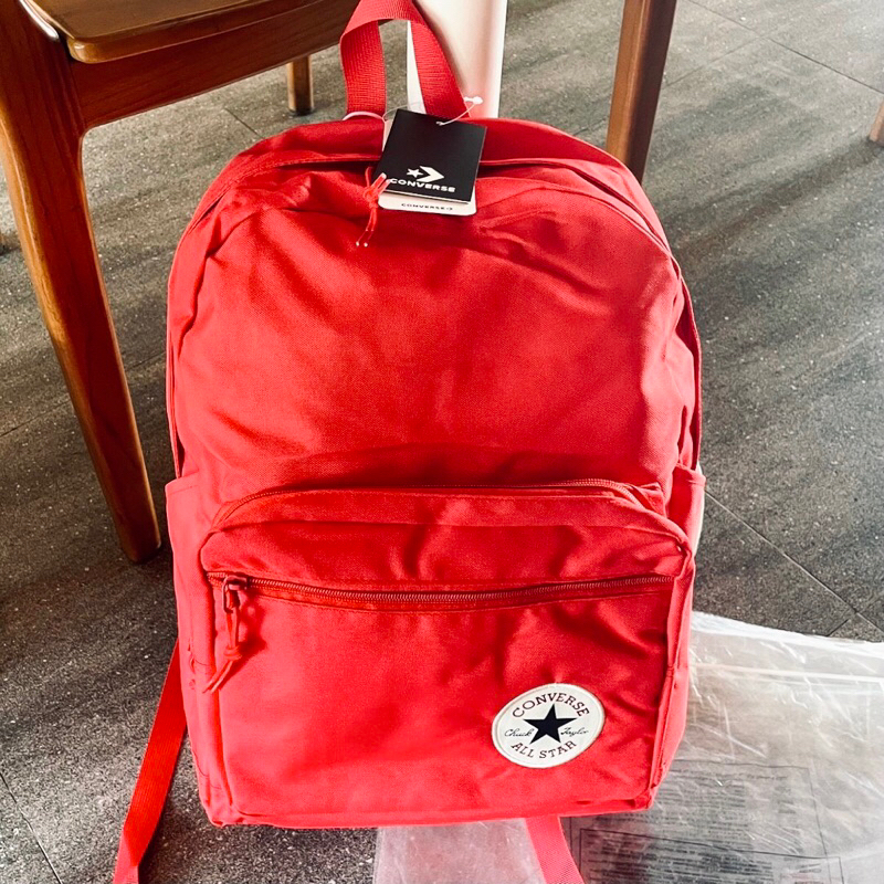Jual BACKPACK RANSEL CONVERSE ALL STAR RED FULLTAG | Shopee Indonesia