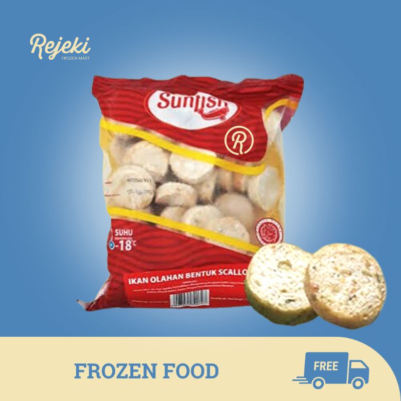 Jual Sunfish ILM SDS Indomina Scallop Ikan Olahan 500gr - Rejeki Frozen ...
