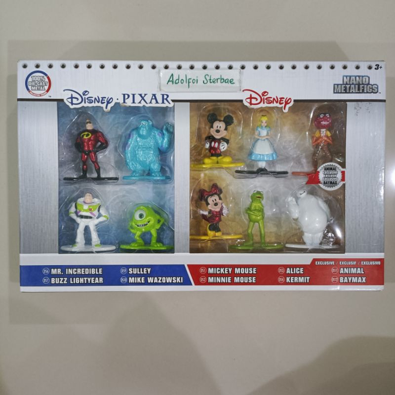 Jual nano metalfigs figurine 100% die-cast metal disney pixar DS6 mr ...