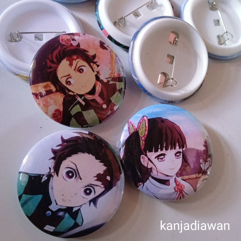 Jual Pin Demon Slayer Pin Button Anime Kimetsu No Yaiba | Shopee Indonesia