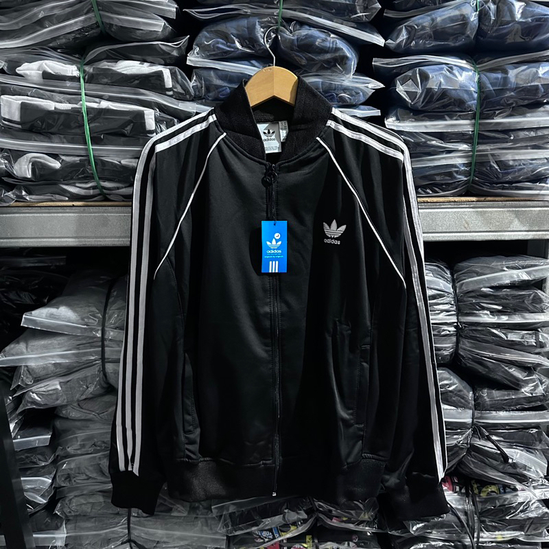 Jual jaket tracktop pria adidas premium - jaket baseball adidas casual outdoor | Shopee Indonesia