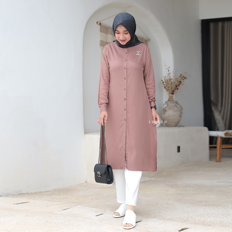 Jual Tunik Wanita Terbaru Tunik Polos Wanita Tunik Twill Rayon Tunik ...