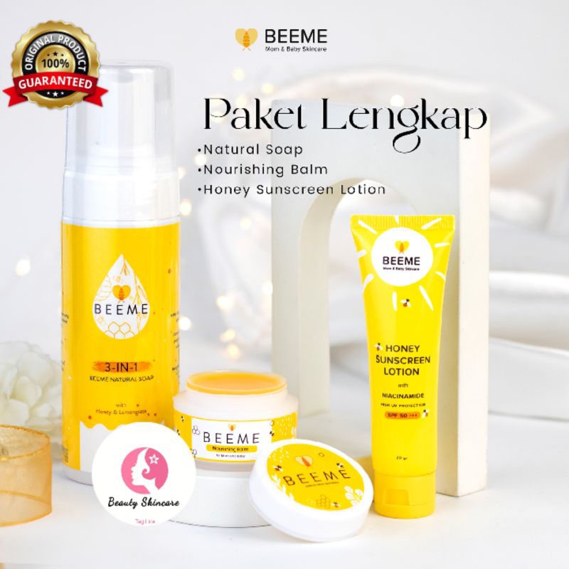 Jual Beeme Paket Perawatan Untuk Bayi dan Ibu/Skincare Ibu dan Anak ...
