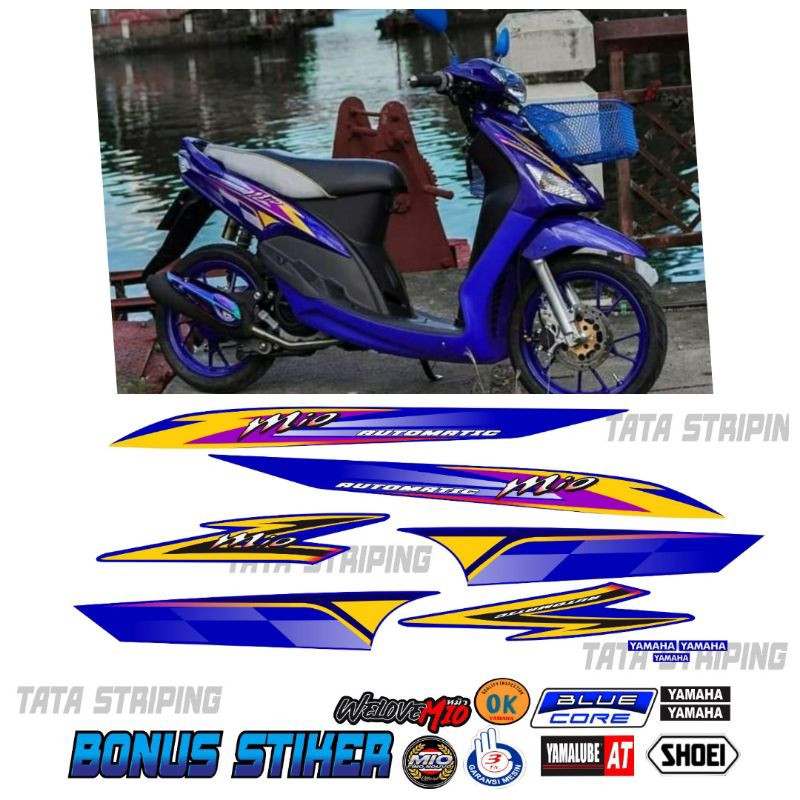 Jual striping Mio bendera Mio Thailand Mio sporty | Shopee Indonesia