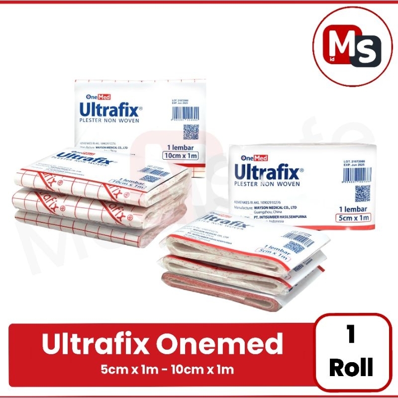 Jual Ultrafix OneMed 5cm x 1m / 10cm x 1m Plester Luka Satuan | Shopee ...