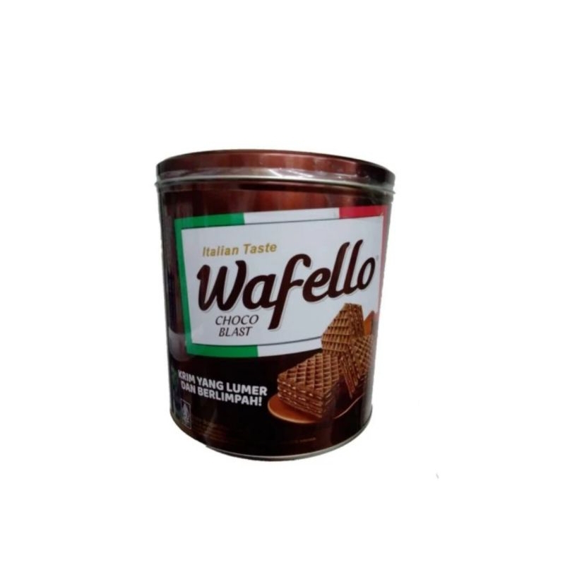Jual Wafello Wafer cokelat Kaleng 234gr Wafer Wafello cokelat | Shopee ...