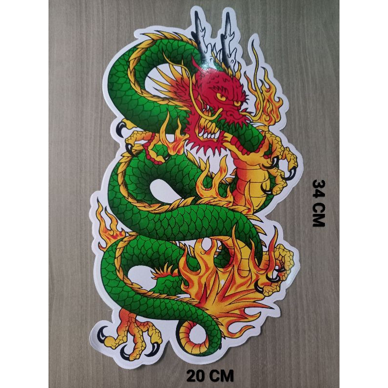 Jual STIKER ULAR NAGA YIN YANG VINYL UKURAN BESAR | Shopee Indonesia