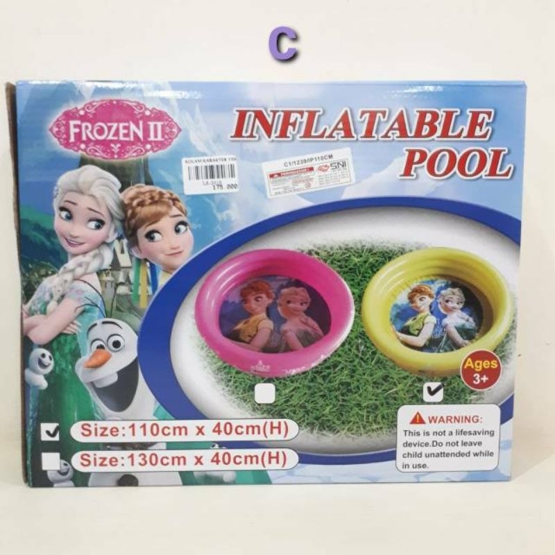 Jual KOLAM RENANG INTEX PELANGI 110CM 147 CM (Rainbow Disney Frozen ...