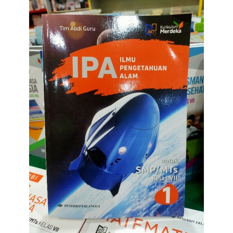 Jual Buku Pelajaran : IPA Ilmu Pengetahuan Alam Kelas VII dan VIII SMP/MTs Kurikulum Merdeka ...