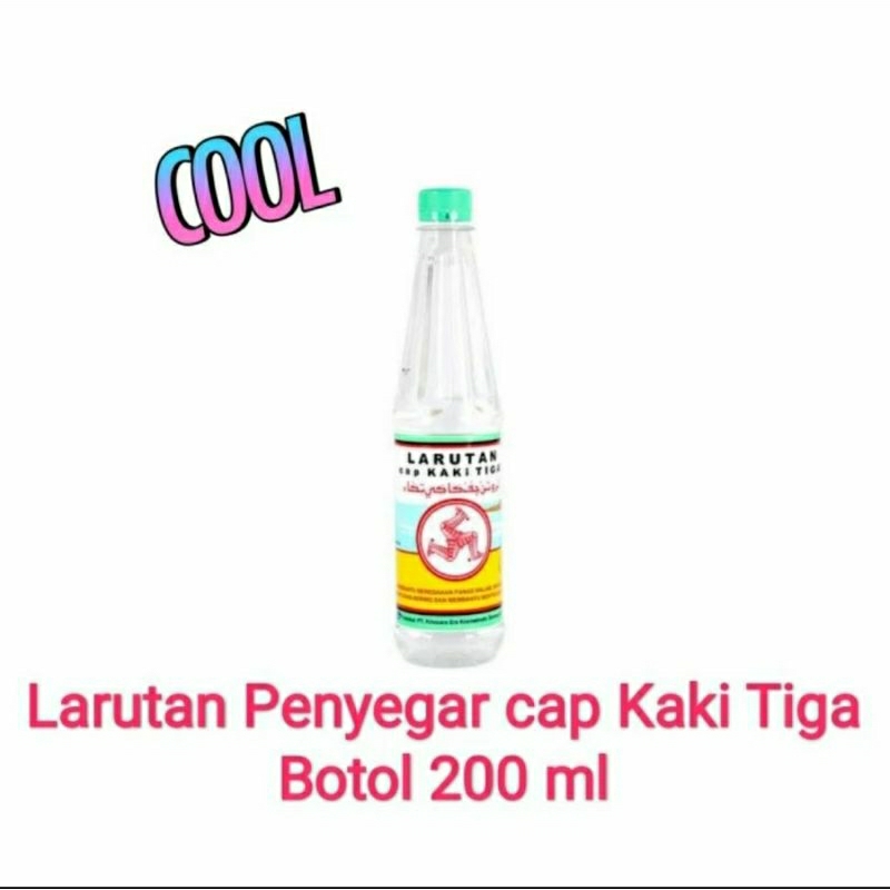 Jual larutan penyegar cap kaki tiga botol 200 ml | Shopee Indonesia